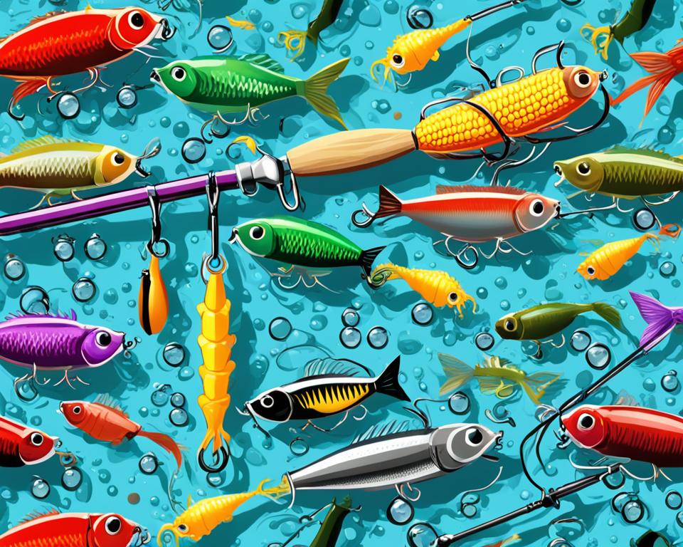 What food is good as bait for fish?